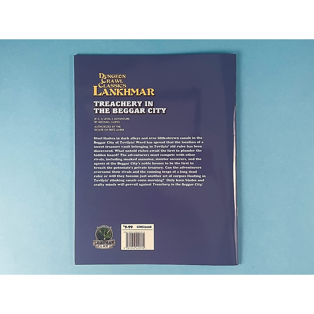 Dungeon Crawl Classics Lankhmar #13: Treachery in the Beggar City