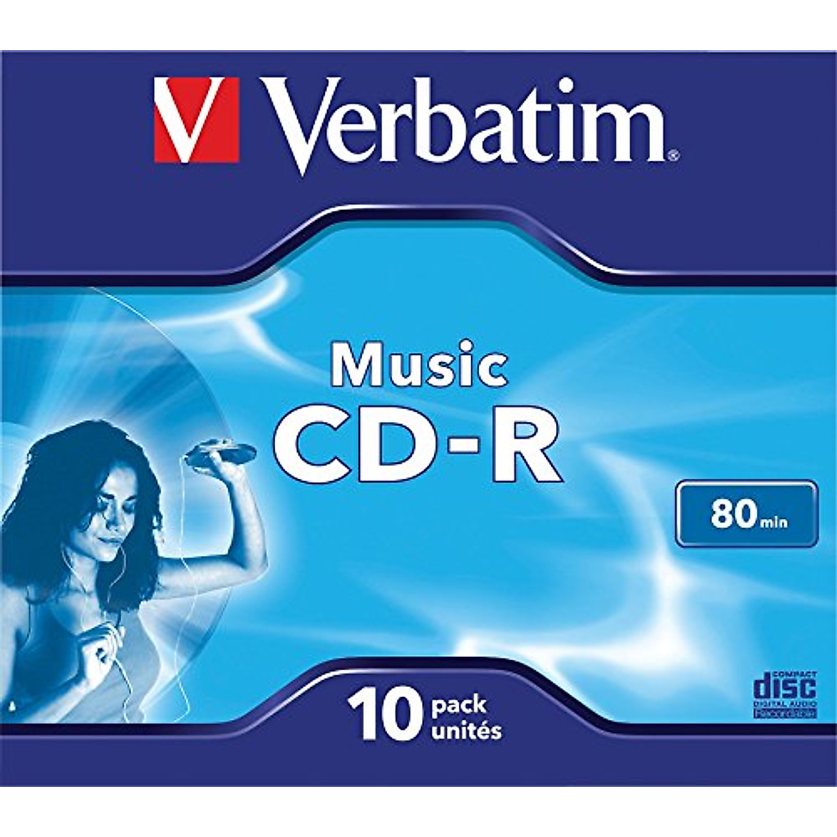 Verbatim CDR 80 Audio 10 Pack J/Case (16x)
