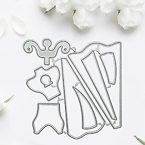 Dress Metal Die Cuts, Cutting Dies for Card Making Clearance, Embossing Dies for Scrapbooking, DIY Album Paper Cards Decoration