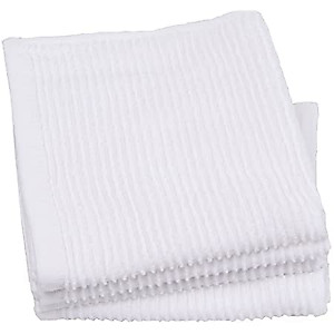 White Bar Mop Cloths Set of 4