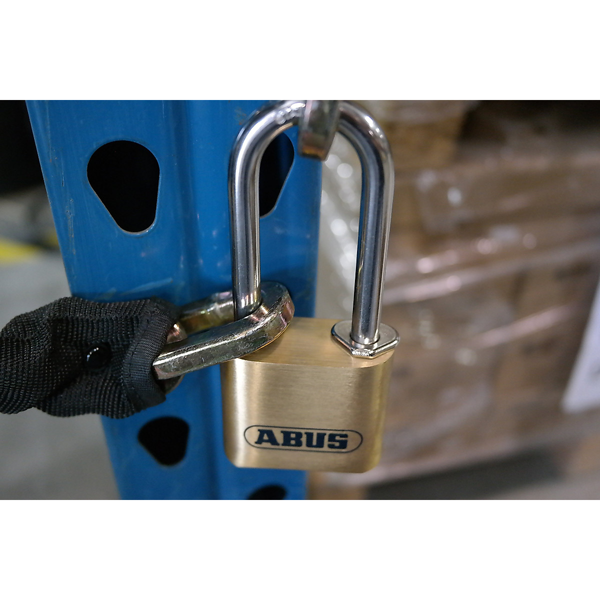 ABUS 180/50 Solid Brass Combination Padlock, Long Stainless Steel Shackle (2-1/2")