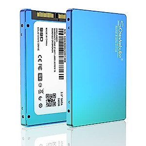 Somnambulist SATA3 2.5inch 60GB 120GB 240GB Solid State Drive SSD (Gradient Blue cyan-120GB)