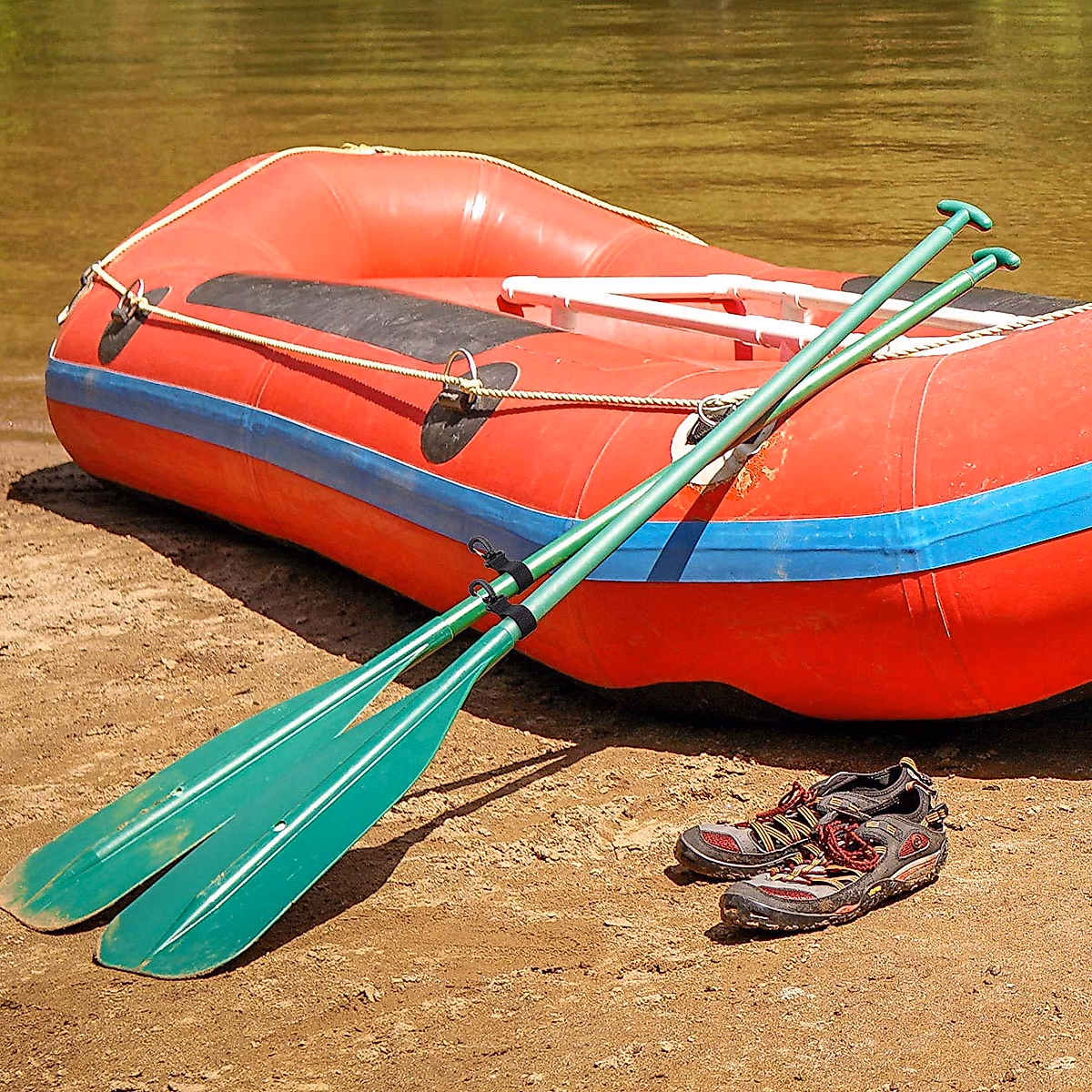 MOPHOEXII Kayak Paddle Holder,Kayak Paddle Clip,Kayak Paddle Storage Clip/Paddle Board Accessories, Inflatable Boat Paddle Storage, Set of 4 Paddle Clips