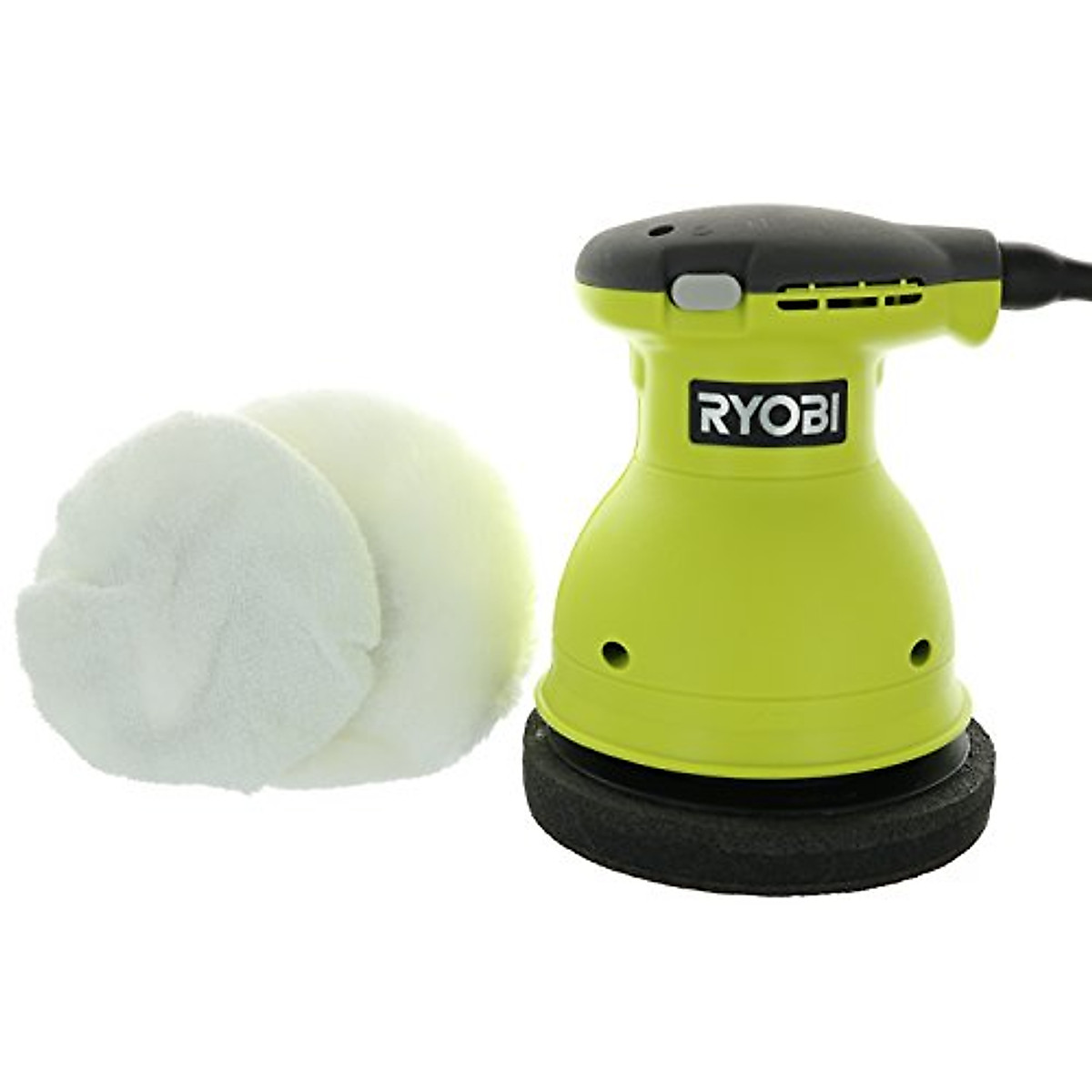 Ryobi RB61G 6 Inch Corded 120 Volt AC, .5 Amp 4,800 OPM Swirl-Free Orbital Buffer