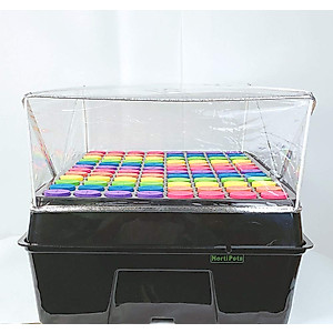 Clone Machine 96 Site, Aeroponic Cloning System Using 2 in Neoprene Insert Collars with Free Cloner Humidity Dome for Plant Cutting Propagation