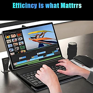 SHYEKYO HD Tablet, 4G LTE 5G WiFi 10.1in LCD Tablet PC 2 Card Slots for School (US Plug)