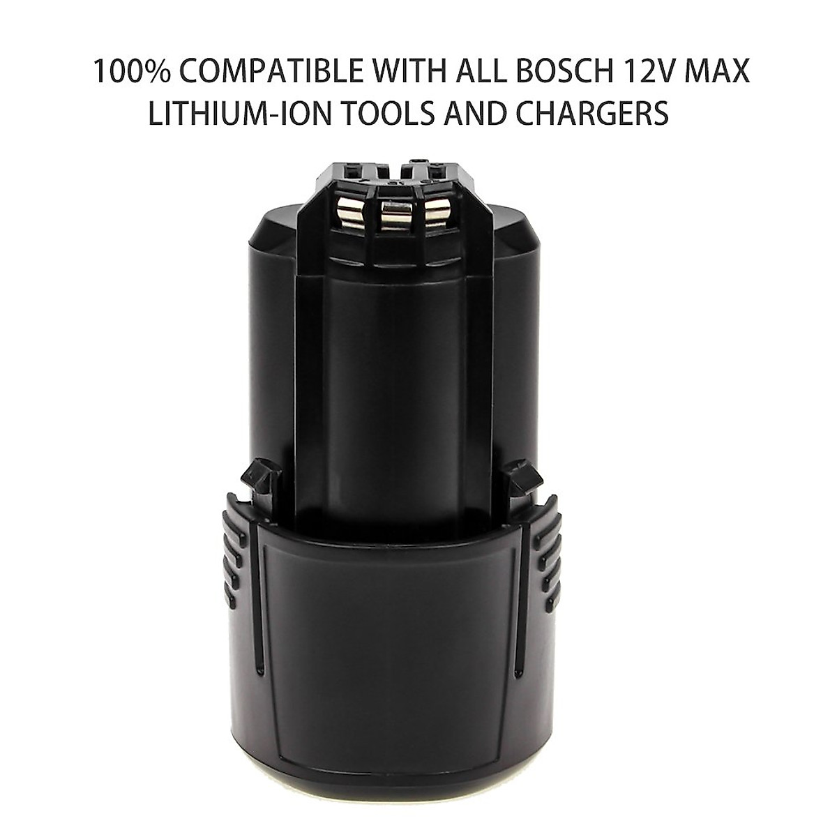 Munikind 2 Packs 2500mAh BAT411 Replacement Battery Compatible with Bosch 12V Battery 12V/10.8V Lithium BAT420 BAT411A BAT412