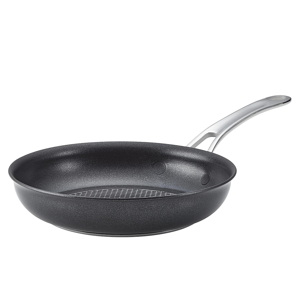 Anolon X SearTech Aluminum Nonstick Cookware Frying Pan, 8.25-Inch, Super Dark Gray