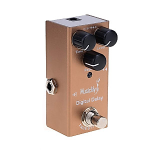 Musiclily Basic Mini Electric Guitar Effects Pedal DC 9V Adapter Powered True Bypass, Vintage Overdrive