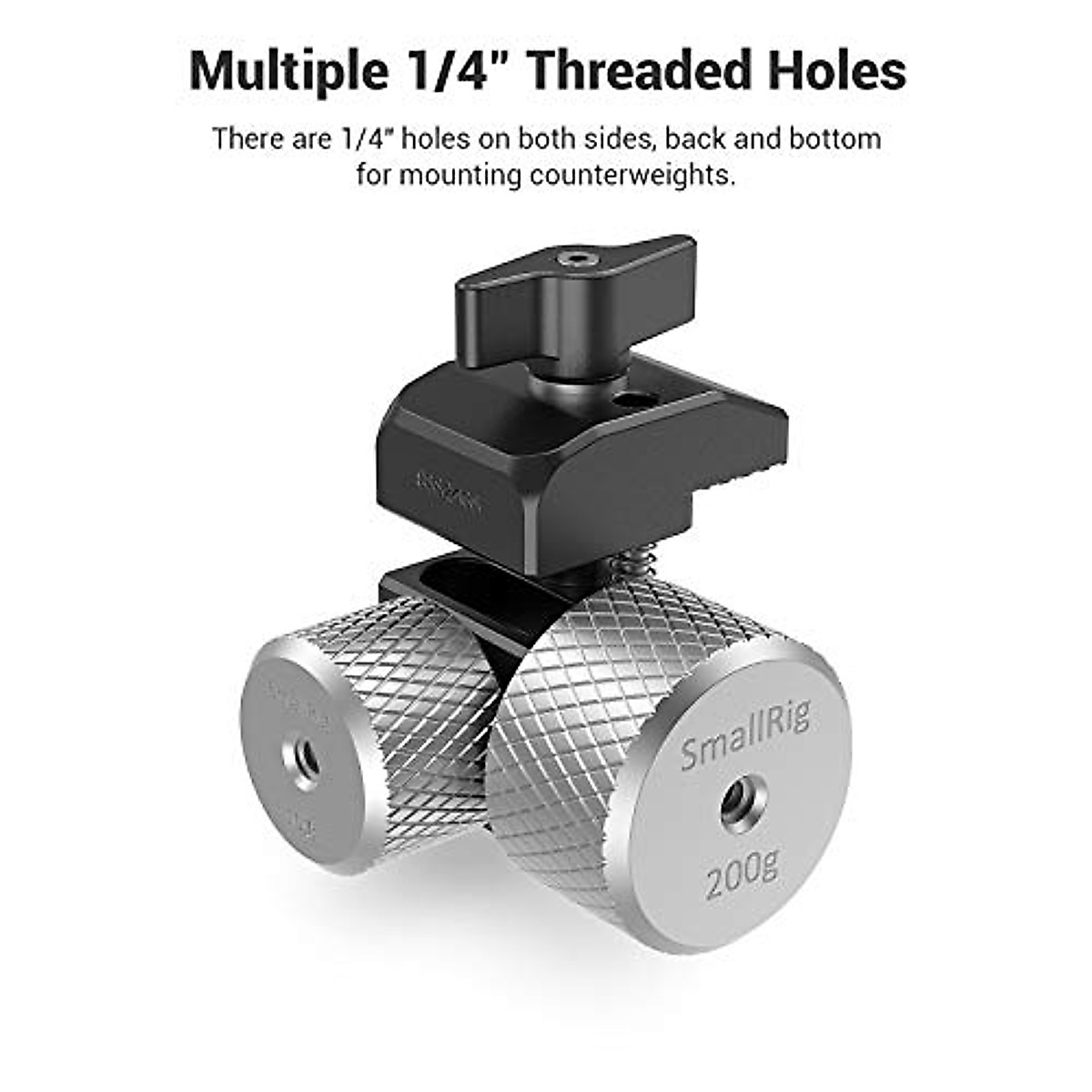 SmallRig Counterweight & Mounting Clamp Kit for DJI Ronin-S/Ronin-SC and Zhiyun Weebill/Crane Series Gimbals BSS2465