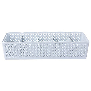 Kingjinglo Underwear Organizer Storage Box Bra Socks Drawer Cosmetic Divider Tidy 5 Cells