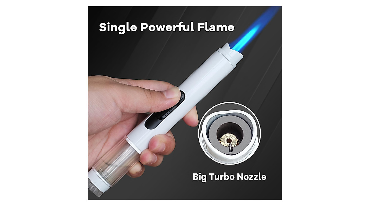 Luxgaze Torch Lighters 2 Pack - Refillable & Windproof