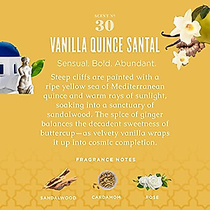 Caldrea Multi-surface Countertop Spray Cleaner, made with birch bark, cardamom seed essential oil, vegetable protein extract, Vanilla Quince Santal scent, 16 oz