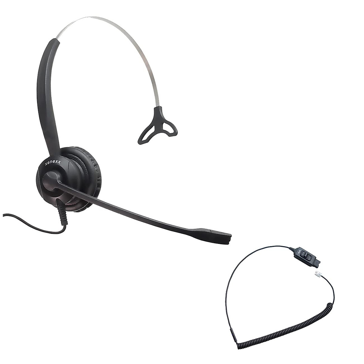 Avaya Compatible Headset XS 820 w/Mute - Avaya IP Phones: J139, J169, J179, 1608, 1616, 9601, 9608, 9610, 9611, 9611G, 9620, 9620C, 9620L, 9621, 9630, 9640, 9640G, 9641, 9650, 9650C, 9670
