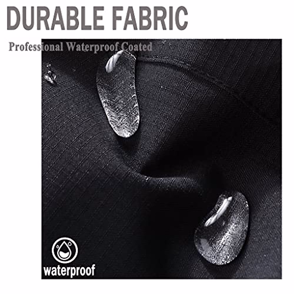 MOERDENG Men's Waterproof Rain Jacket Outdoor Lightweight Raincoat for Hiking Travel