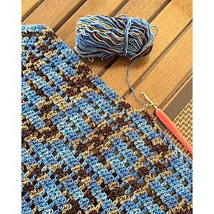 YarnArt Jeans Crazy 55% Cotton 45% PAC , Amigurumi Cotton Yarn, 2 Sport Yarn, 1 Skein/Ball 50 gr 174 yds (7202)