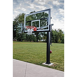 Silverback Basketball Holder Compatible with Men's, Women's, Youth Basketballs, Soccer Balls, Volleyballs, and Kickballs,Black