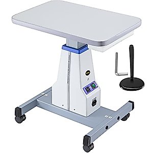 VEVOR Motorized Instrument Table Professional Medical Cart Dental Cart Adjustable Optical Eyeglass Motorized Instrument Working Table for 2 Instruments (D16 18.9" x 15.7")