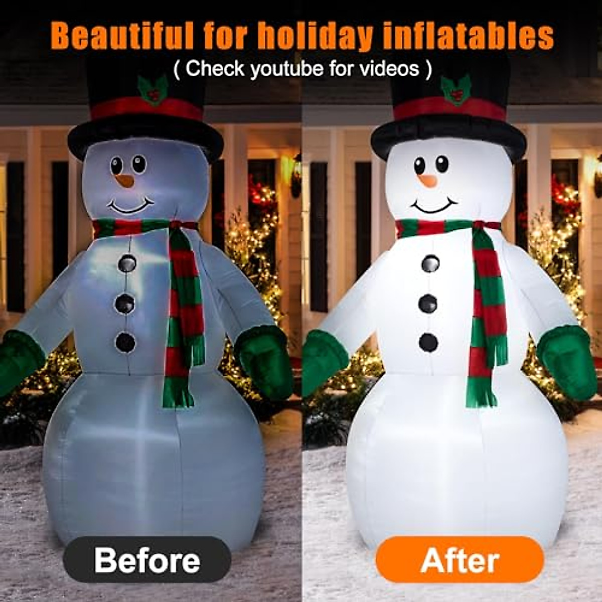 Linkstyle 60 LEDs 12V Van Interior Light Car LED Ceiling Lights Kit, Super Bright Lighting Dome Lamp for Van RV Truck Auto Vehicle Boats Caravans Trailers Lorries Bus Camper (20 Modules, White)