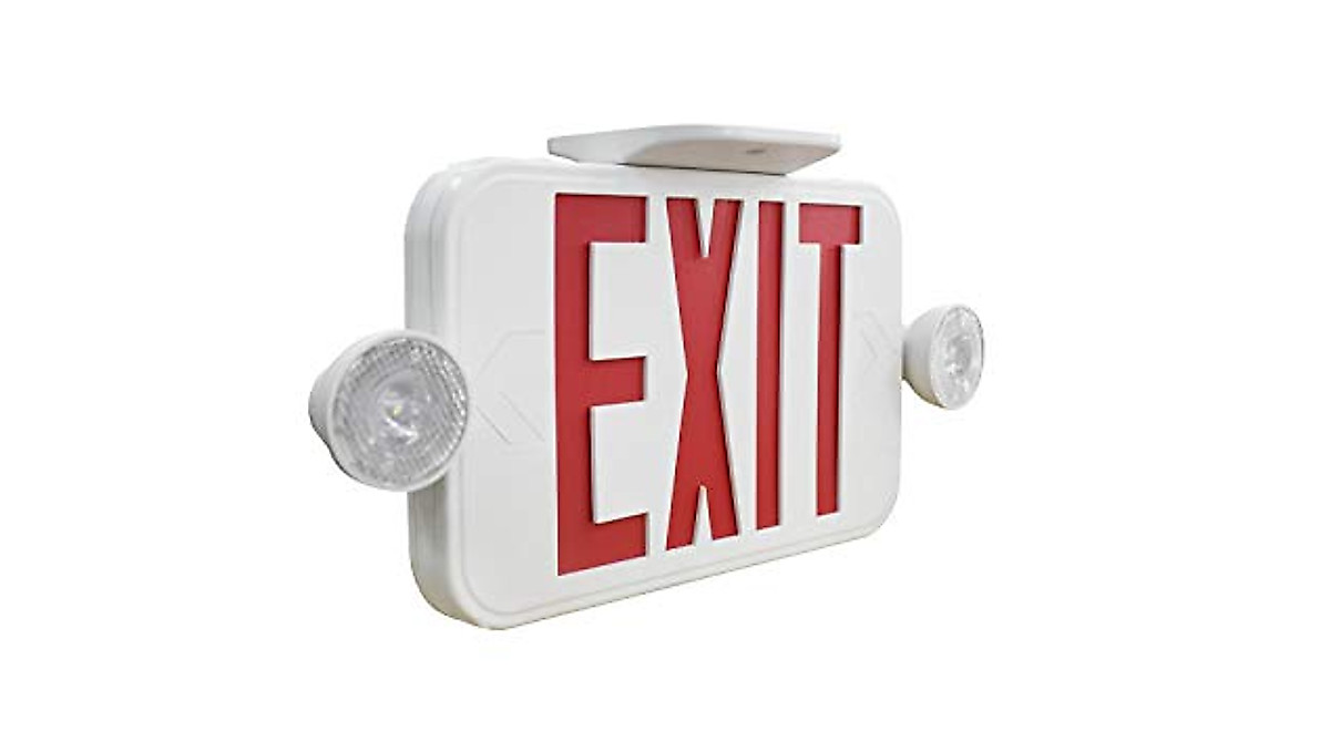 LIT-PaTH LED Combo Emergency Exit Sign - UL Certified