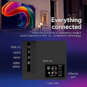 VIZIO 43-Inch Class HDR 4K UHD Smart LED TV Compatible with Netflix, Disney+, Apple TV, Works with Siri, Alexa, and Google Assistant + Free Wall Mount (No Stands) - V435-J01 (Renewed)