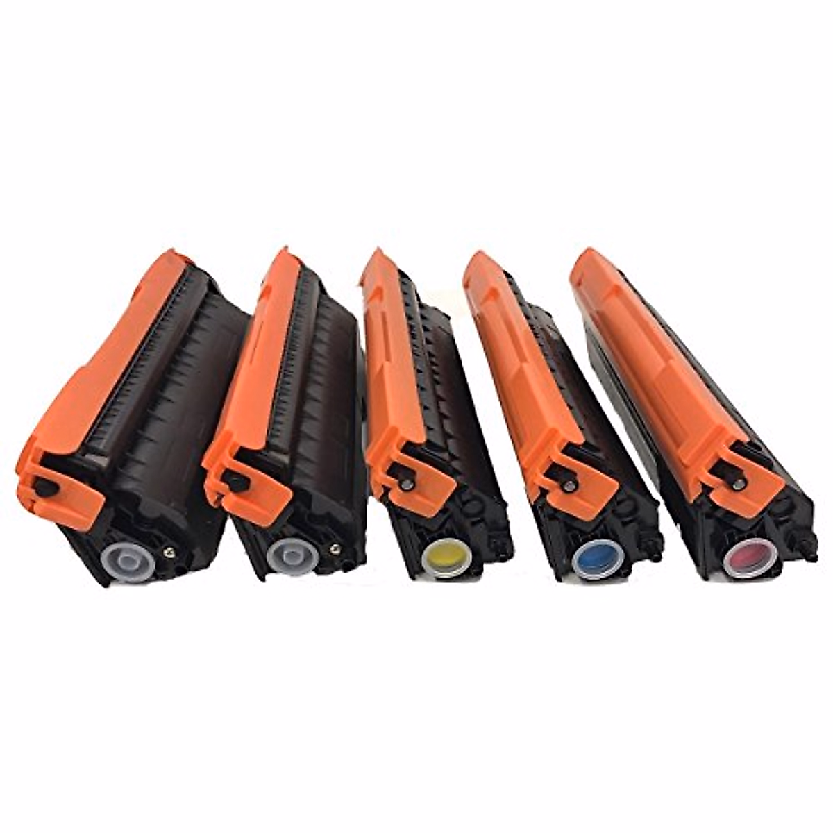 Brother TN-310 Toner Cartridge 5-pack (2Black, 1Cyan, 1Magenta, 1Yellow) Premium non-OEM High Yield for HL-4150CDN, HL-4170CDW, HL-4570CDWT, MFC-9460CDN, MFC-9560CDW, MFC-9970CDW Printers