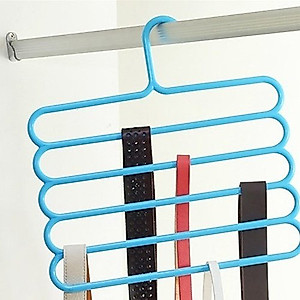 shlutesoy 5Layer Multifunctional Anti Skid Dry Wet Use Scarf Hanger Creative Towel Rack