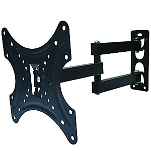 Henxlco Full Motion TV Wall Mount Articulating Swivel Tilt Extend Bracket for Most 13-40 Inch LED LCD Flat Panel Curved Screen Max VESA 200x200mm