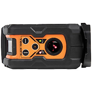 Klein Tools 93LCLG Laser Level, Self Leveling, Hi-Viz Green Cross Line Level with Red Plumb Spot and Magnetic Mounting Clamp