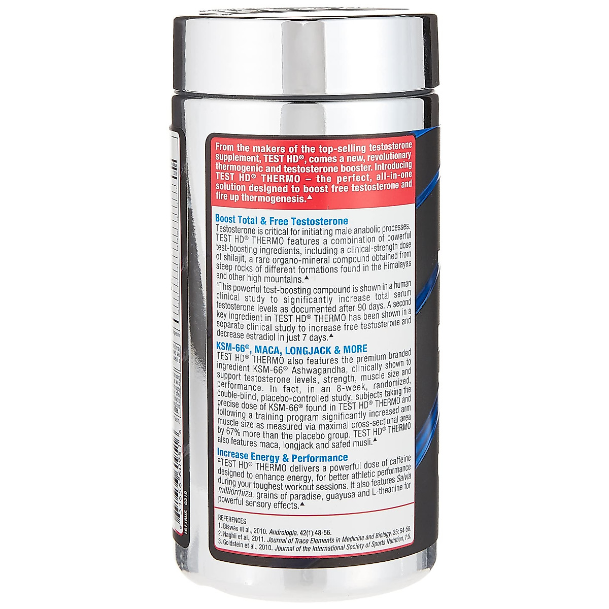 MuscleTech Mt Performance Series Test Hd Thermo, 90 Count