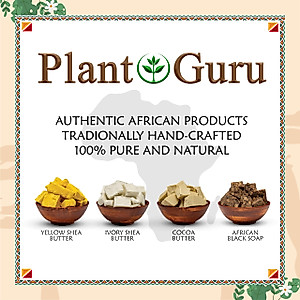 Raw African Shea Butter 16 oz. 100% Pure Natural Unrefined YELLOW - Ideal Moisturizer For Dry Skin, Body, Face And Hair Growth. Great For DIY Soap and Lip Balm Making.