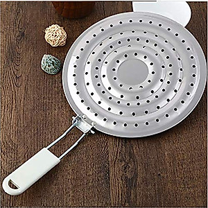 Super Leader Heat Diffuser Reducer Flame Guard Simmer Plate,Thickening Stainless Steel for Electric and Gas Stovetops