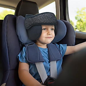 KAKIBLIN Baby Car Seat Head Support,Baby Head Support for Car Seat Stroller, Safety Car Seat Neck Relief Strap Headrest,Slumber Sling Sleep Holder Belt for Toddler Infants Child Children Kids(Gray)