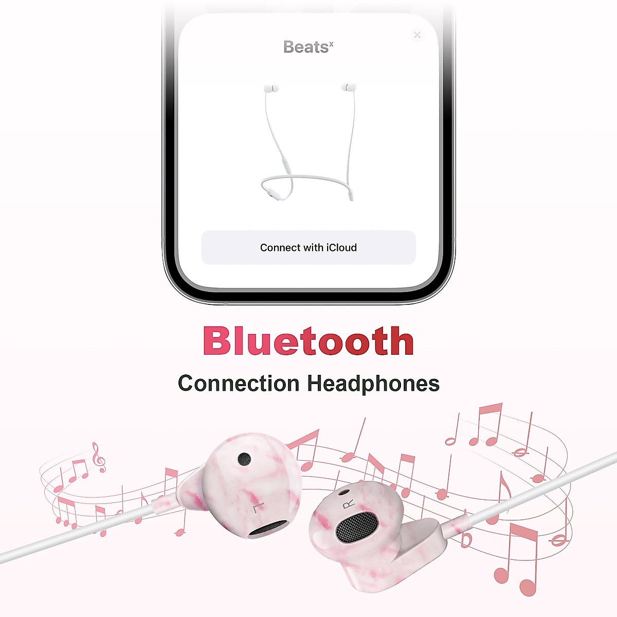 XNMOA Wired Earbuds for iPhone 14/14 Pro/ 14 Plus / 14 Pro max,Earbuds Headphones Compatible with iPhone 14/14 Pro/ 14 Plus / 14 Pro max,Pink