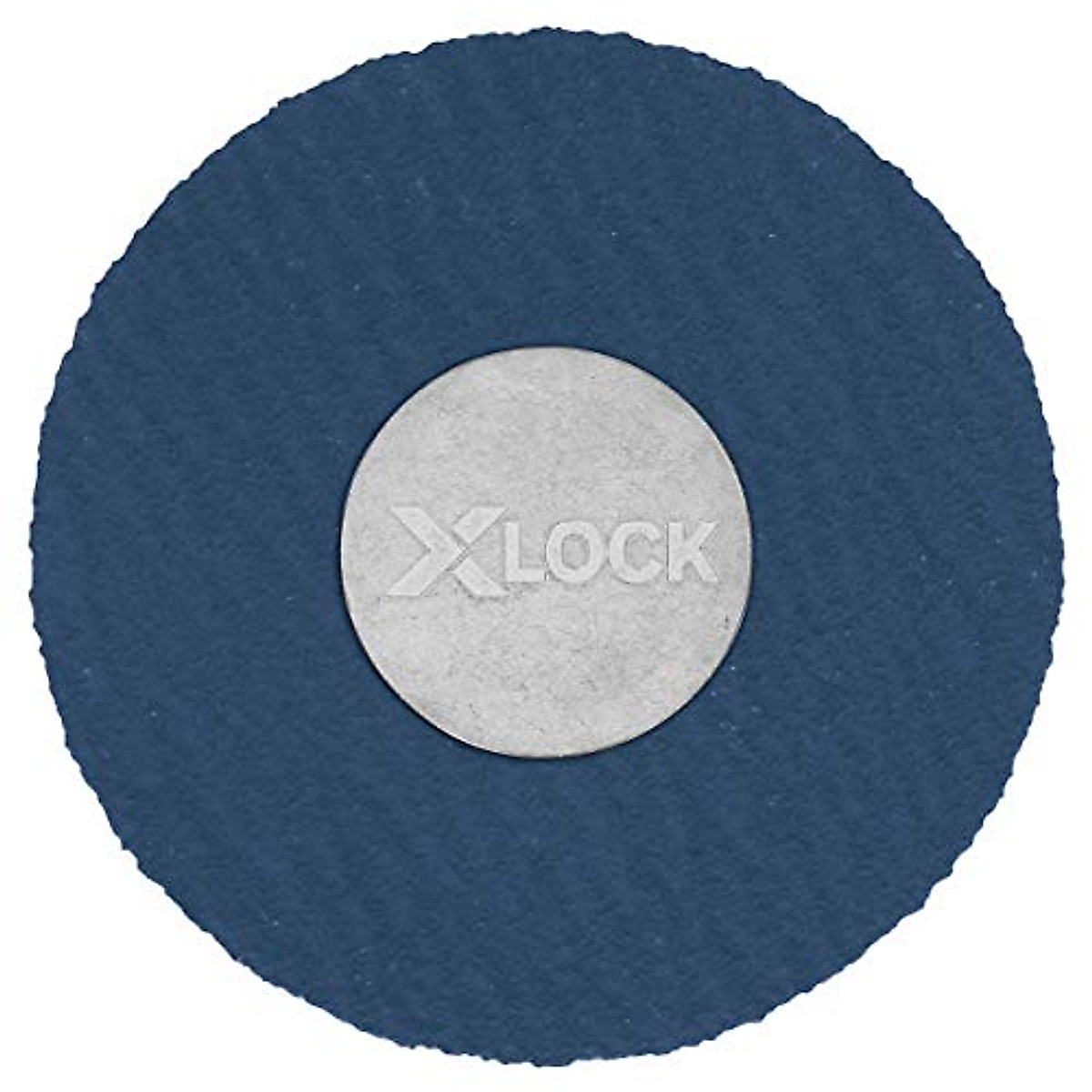 BOSCH MGX0500 5 In. X-LOCK Backing Pad with X-LOCK Clip - Medium Hardness, Use with Fiber Discs, for Applications in Metal Surface Finishing, Weld Blending, Rust Removal