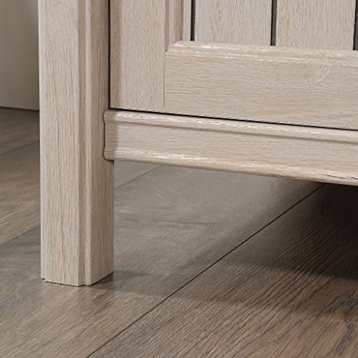 Sauder Costa Credenza, Chalked Chestnut finish