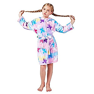 Soft Girl Bathrobe Hoodie, Unisex Hooded Gift for Girl and Boys