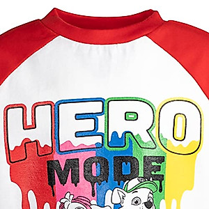 Paw Patrol Chase Rubble Everest Skye Marshall Little Boys T-Shirt Mesh Shorts Set 7-8