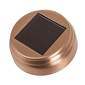 Solar Powered Lights (Set of 4)- LED Outdoor Stake Spotlight Fixture for Gardens, Pathways, and Patios by Pure Garden-Copper