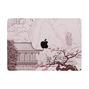 Nekoty Textured Laptop Skins compatible with MacBooks Pro 16" 14" 13" Air 13" 2019-2022 - Japanese Temple