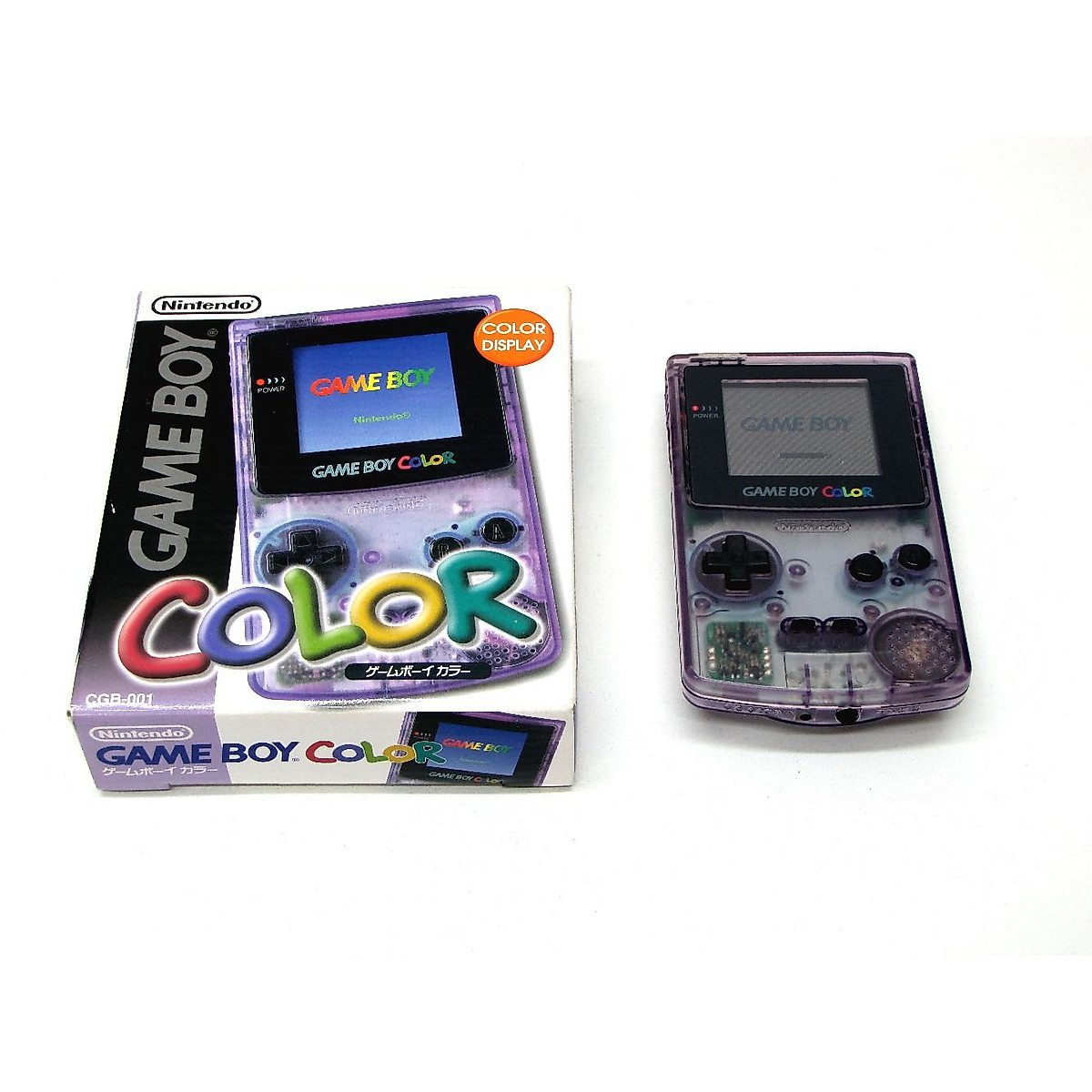 Game Boy Color Console in Clear Purple - JAPANESE IMPORT