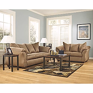 Signature Design by Ashley Darcy Casual Plush Loveseat, Brown
