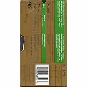 Video Cassette Blank 6 Hour Premium Grade T-120 2-Pack by FUJIIFILM