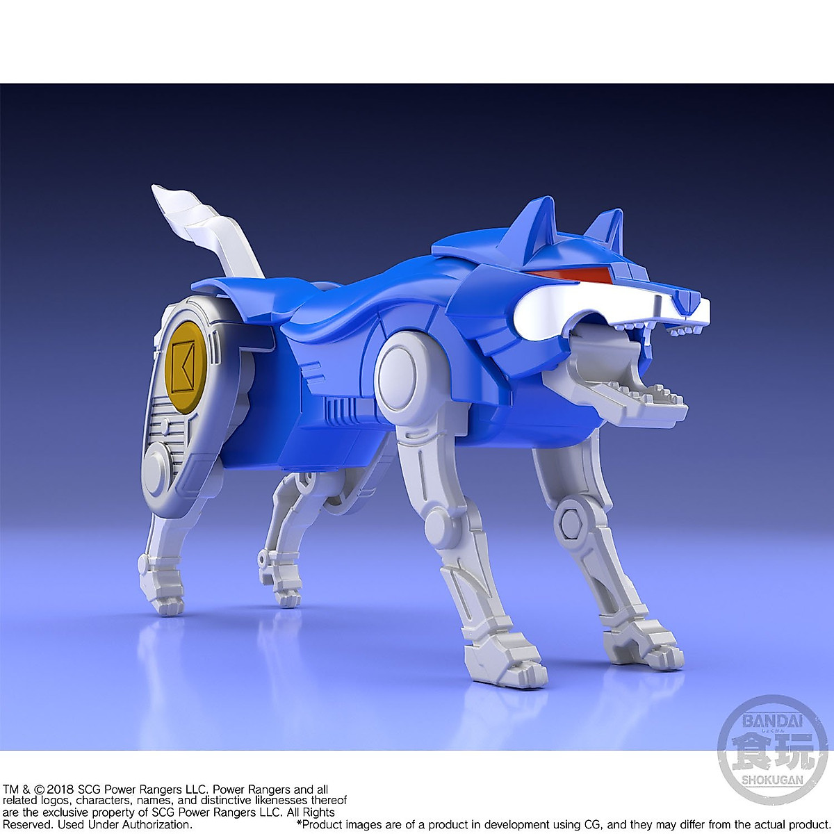 Bandai Shokugan Super Mini PLA Ninja Megazord & White Ninja Falconzord Set Mighty Morphin Alien Rangers