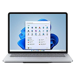 Microsoft Surface Laptop Studio, 14.4" Touchscreen, Intel 11th Gen Core i7 (Up to 4.8GHz), NVIDA GeForce RTX 3050Ti, 16GB DDR4 RAM, 512GB SSD, Win11h, Platinum, with MTC Stylus Pen