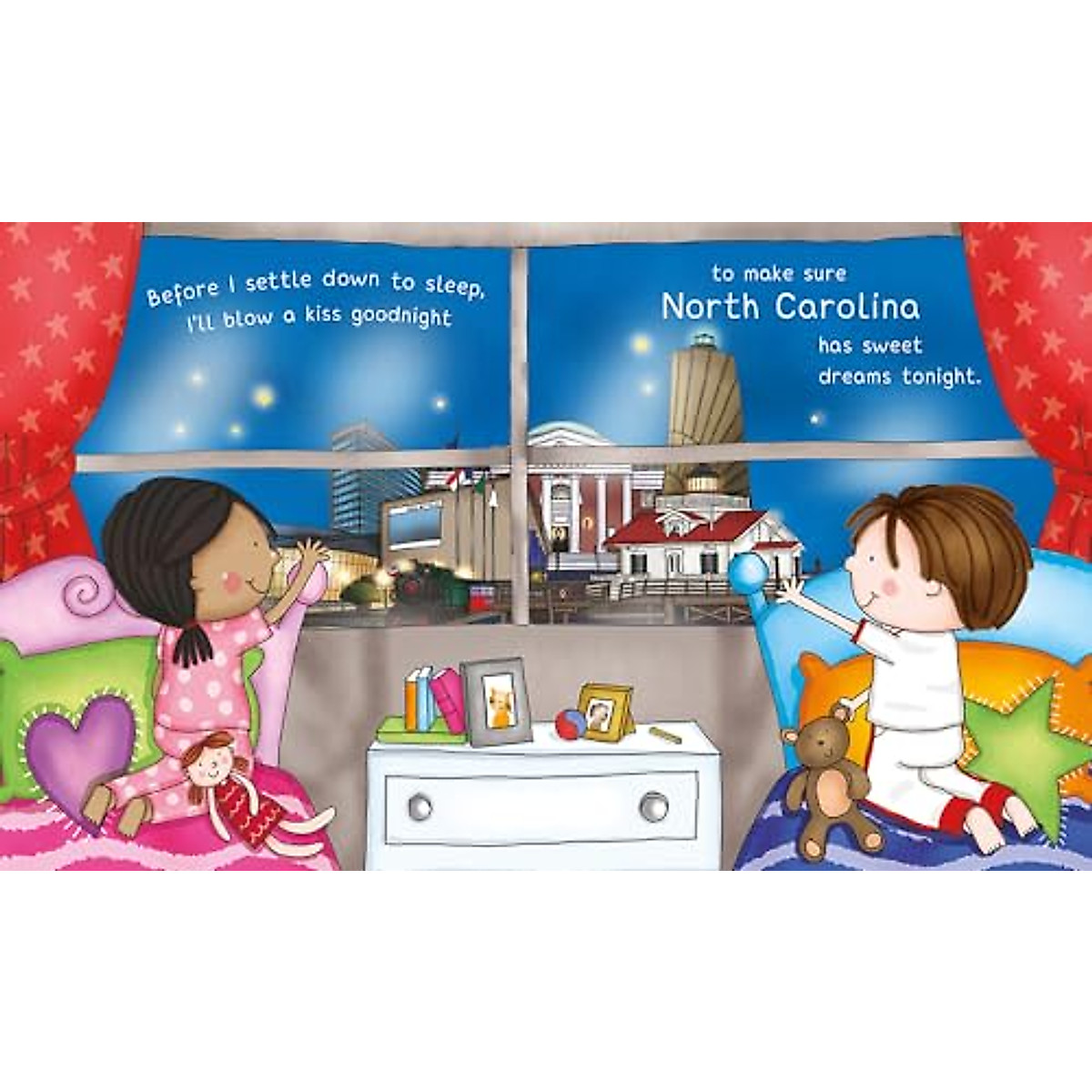 Night-Night North Carolina: A Sweet Goodnight Board Book for Kids and Toddlers