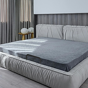 PRETYZOOM Non Mattress Retainer Bar for Full Bed Frames Metal Mattress Stabilizer Slide Stopper Prevents Mattress Sliding with Easy Installation Furniture Stoppers for Secure Sleep