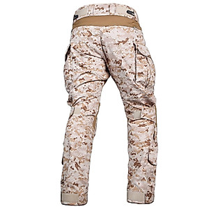 EMERSONGEAR G3 Combat Pants with Knee Pads Airsoft Tactical Pants Hunting Airsoft Paintball Multicam Camo Pants R1 X-Large