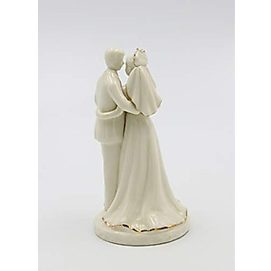 Cosmos Gifts 30715 Small Fine Porcelian 50th Anniversary Couple Figurine, 4-3/4"H, Ivory