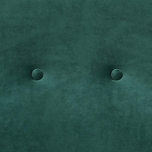 Artdeco Home Oakland loveseat Sofa – mid-Century Modern Style, Soft Fabric Upholstery, Design for Small Spaces, Living Room and Apartment, Easy Assembly (Velvet, Green)